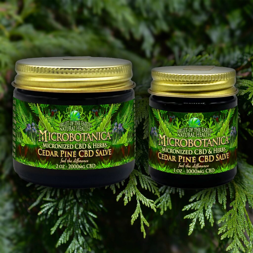 MICROBOTANICA, Cedar Pine CBD Salve - CBD & More Store, Santa Fe NM